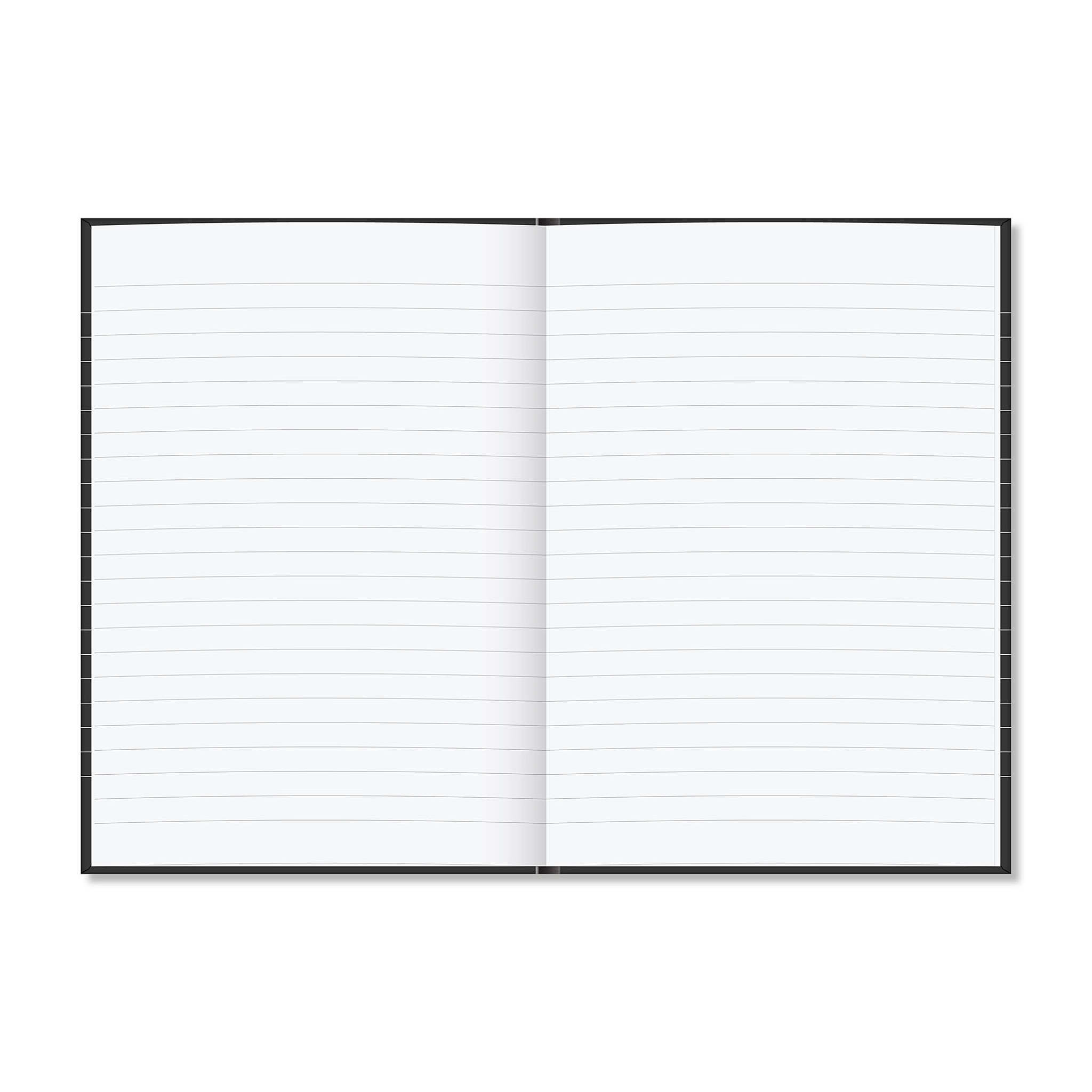 RHINO A5 Hardback Notebook Casebound - 8mm Lined |… | RHINO Stationery