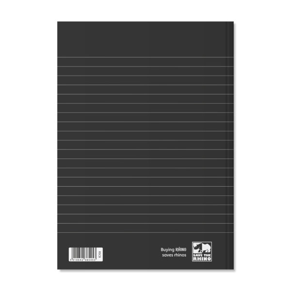 RHINO A5 Hardback Notebook Casebound - 8mm Lined |… | RHINO Stationery