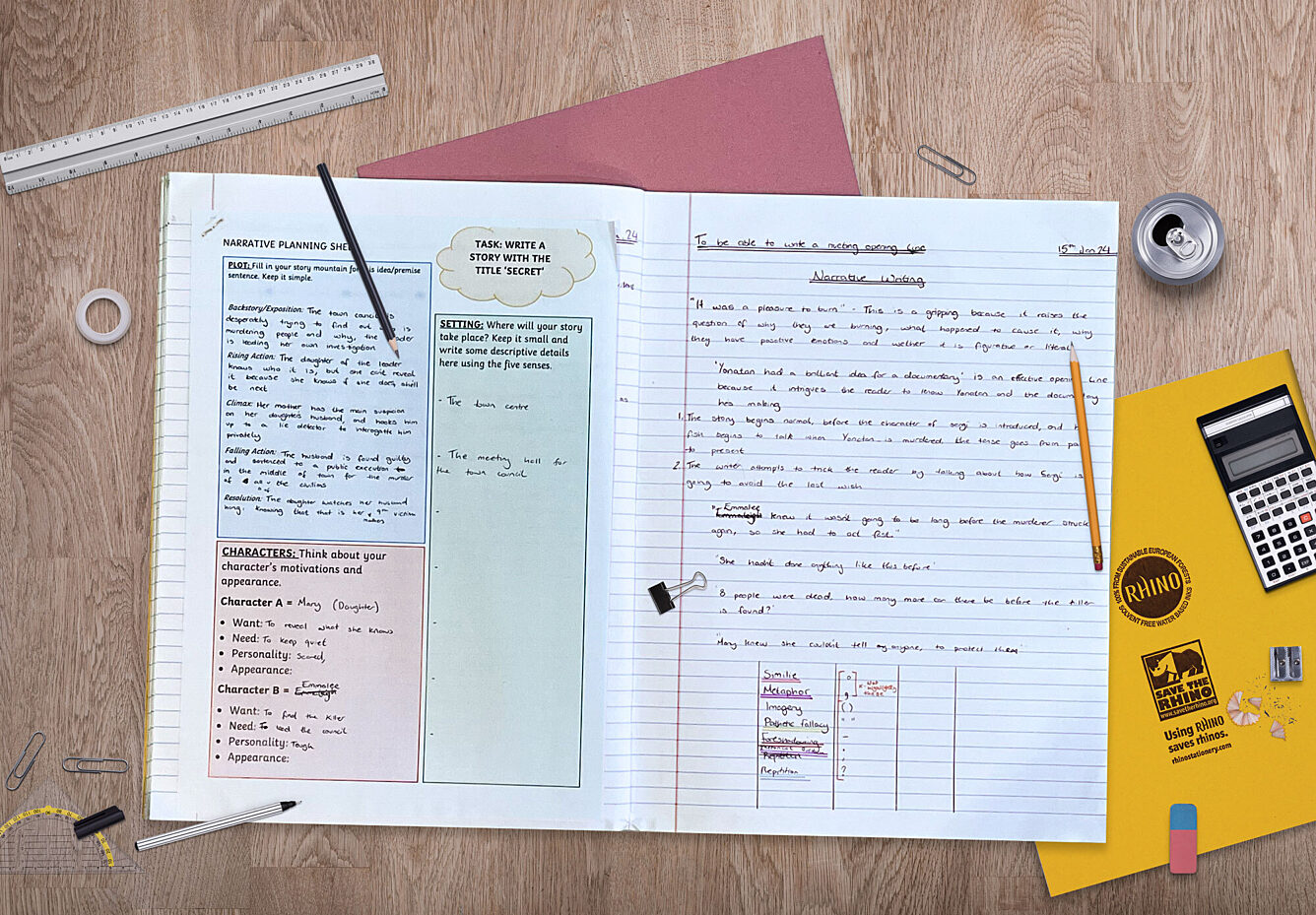 How To Use RHINO’s A4+ Exercise Books Effectively… | RHINO Stationery